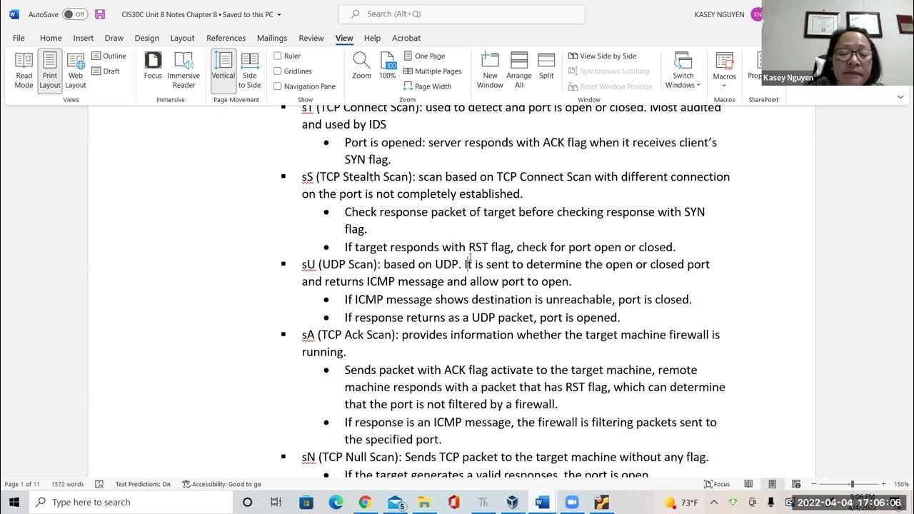 CIS30C Lecture: NMap scripting and command line - YouTube