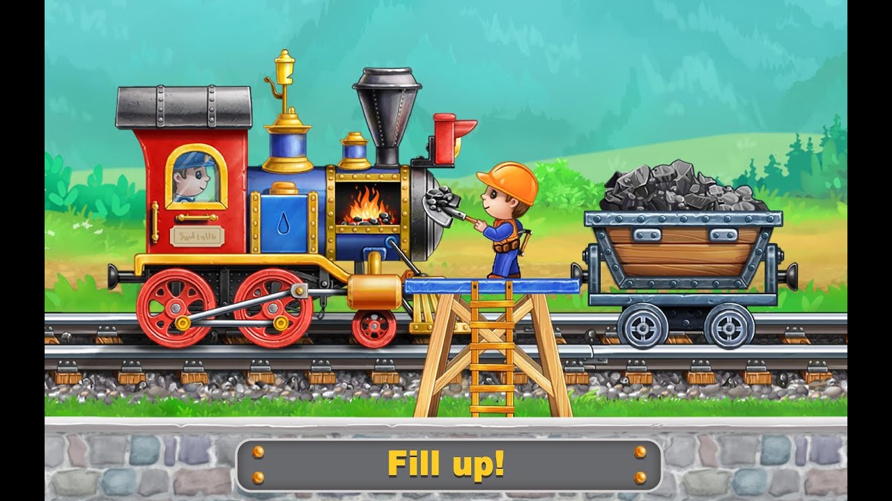 Train Games For Kids - Euro Train Simulator 2 - Kids Game - YouTube