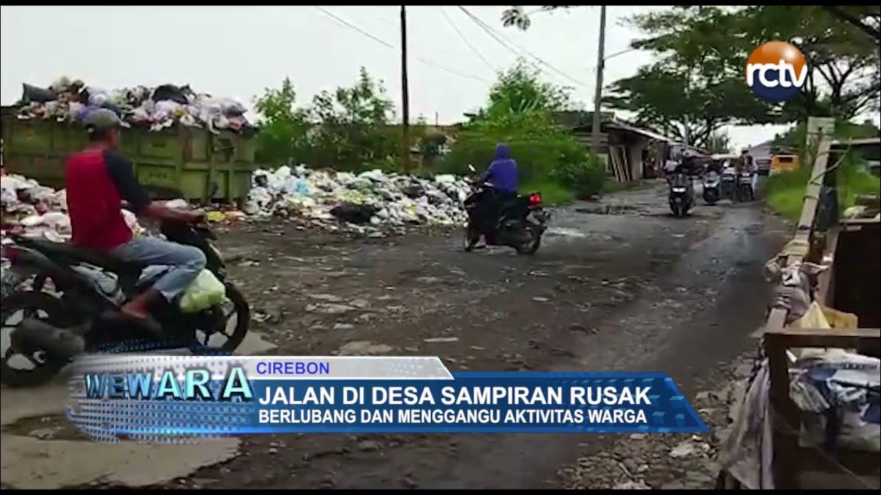 Jalan di Desa Sampiran Rusak - YouTube
