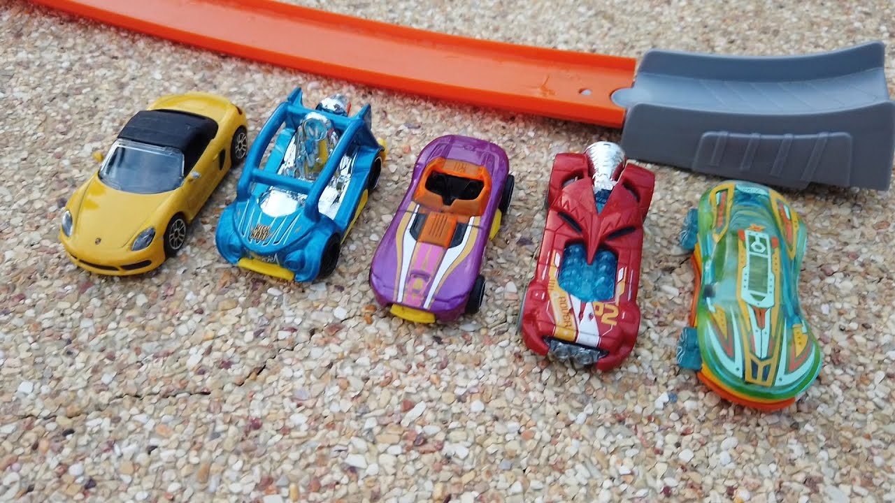 Toy Cars Driving in water. Kir Car Toy - YouTube