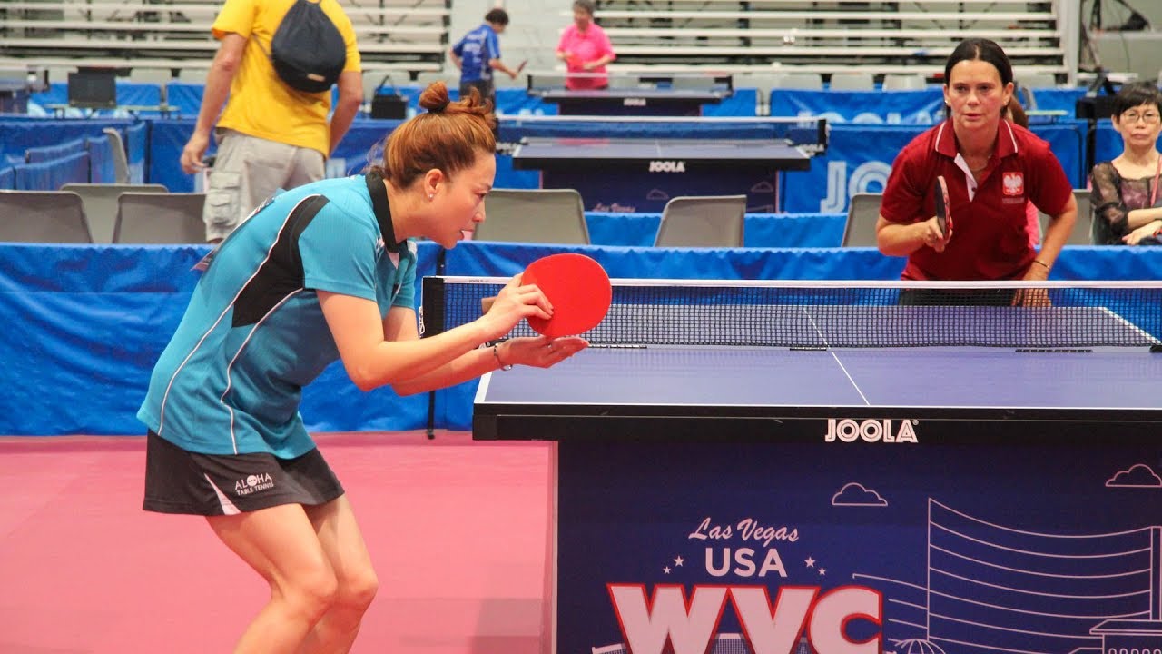 2018 World Veteran Championships Table Tennis - Singles Semis & Finals ...