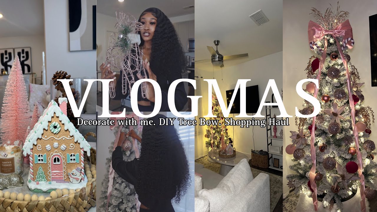 Vlogmas Decorating My Apartment For Winter ️ Cozy Inspo Diy Tree