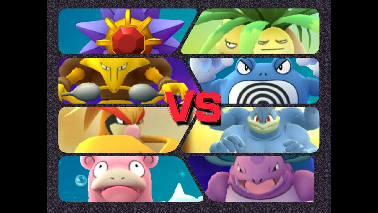 Pokémon GO Gym Battles Level 10 Gym Machamp Slowbro Alakazam Pidgeot ...