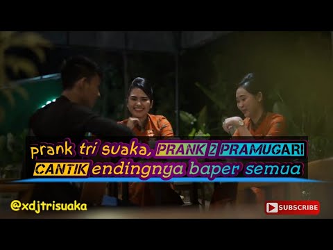 Prank barbar Tri suaka, prank pramugari cantik lemah lembut, baper semua oleh tri suaka