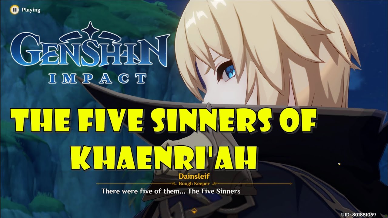 The Five Sinners of Khaenri'ah, 4.7 Archon Quest - Genshin Impact - YouTube