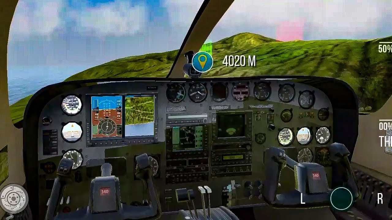 Playing A Take Off Flight Simulator - YouTube