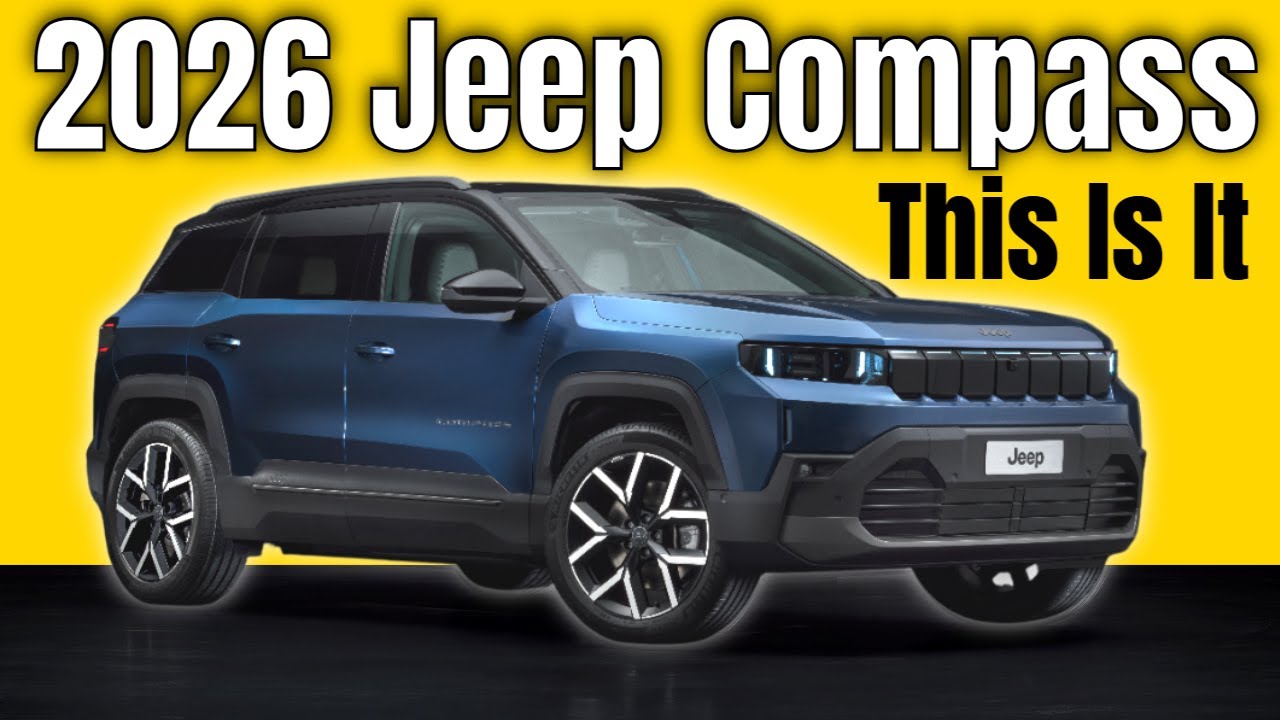 2026 Jeep Compass: Global Redesign and EV Power Unveiled - YouTube