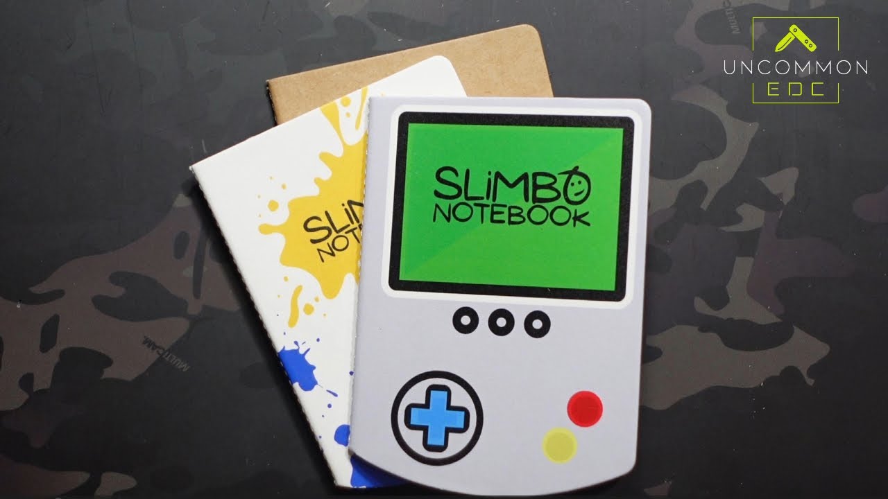 Slimbo Notebooks, Notebook Cover & Pen - YouTube