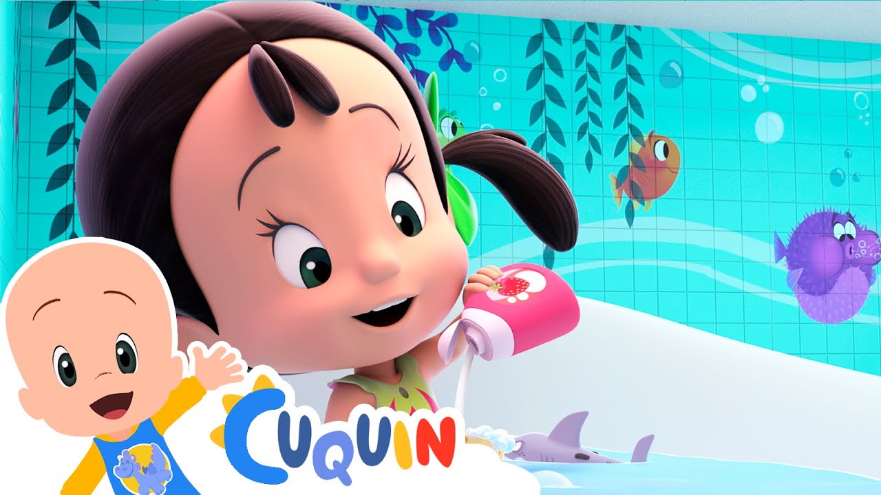Bath Song with Cuquin (New) | Baby Shark under the sea | Cleo & Cuquin ...
