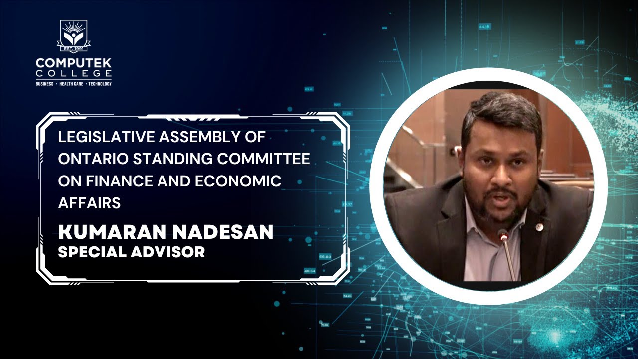 Computek College at Ontario's Standing Committee on Finance and ...