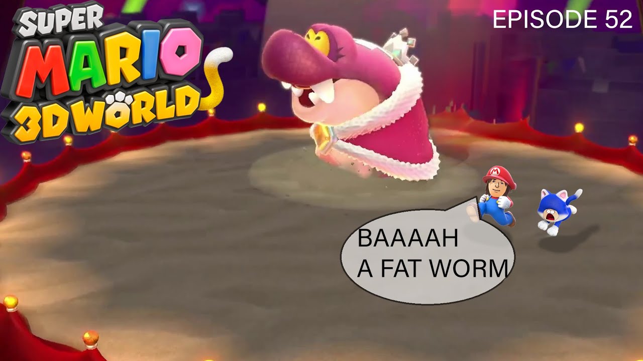 Super Mario 3D World with Luna: Episode 52 Worm plague🪱👨‍👩‍👦‍👦 - YouTube