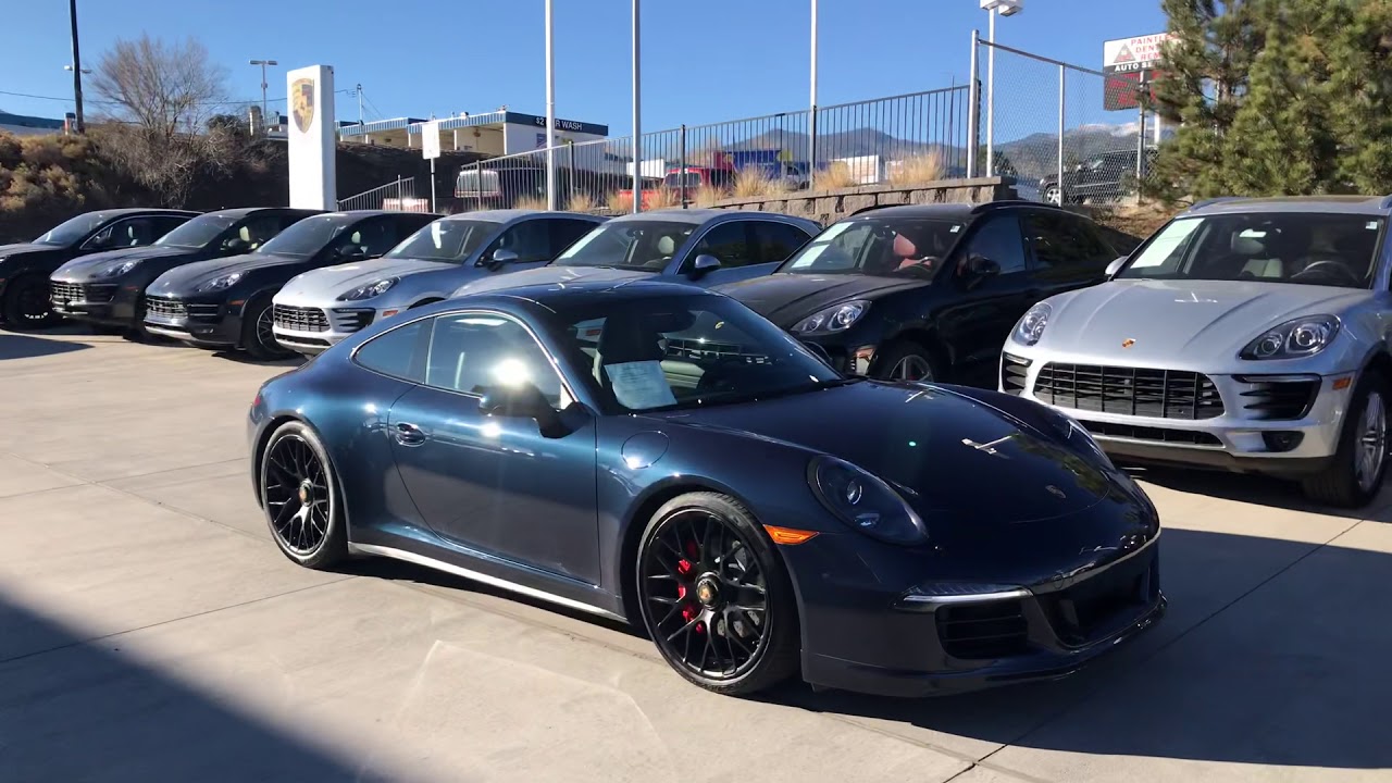 2016 Dark Blue Metallic 911 GTS - YouTube