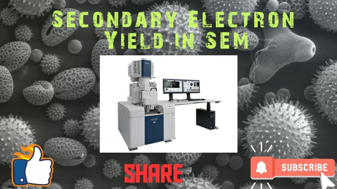 Secondary Electron Yield (δ) in Scanning Electron Microscope (SEM ...