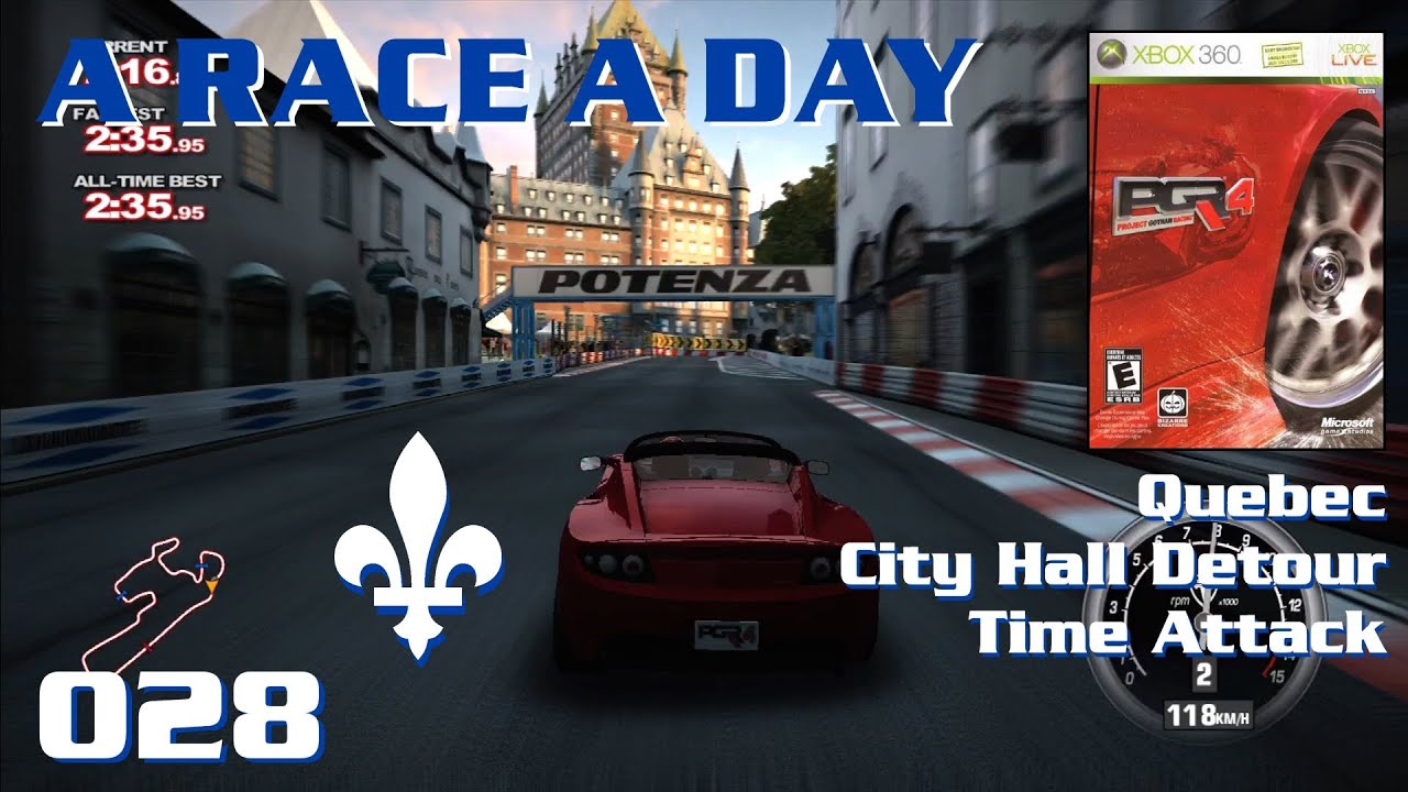 A Race a Day 028 - Project Gotham Racing 4 (2007) XBox 360 Quebec City ...