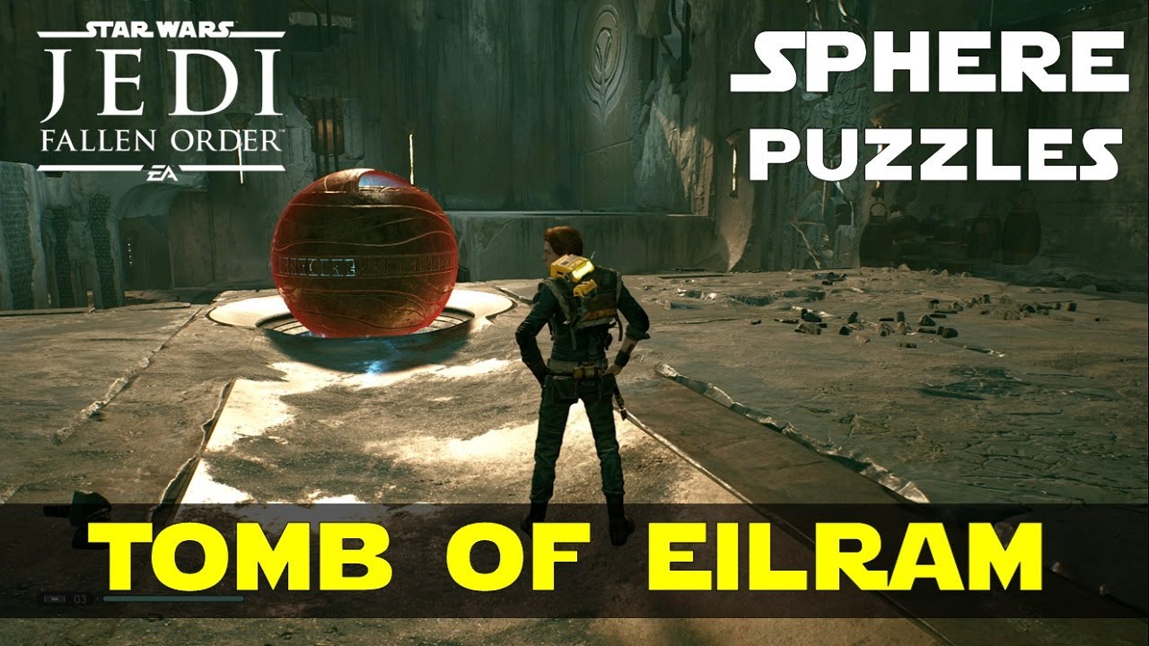 All Sphere Puzzles: Tomb of Eilram: Zeffo | Star Wars Jedi Fallen Order ...