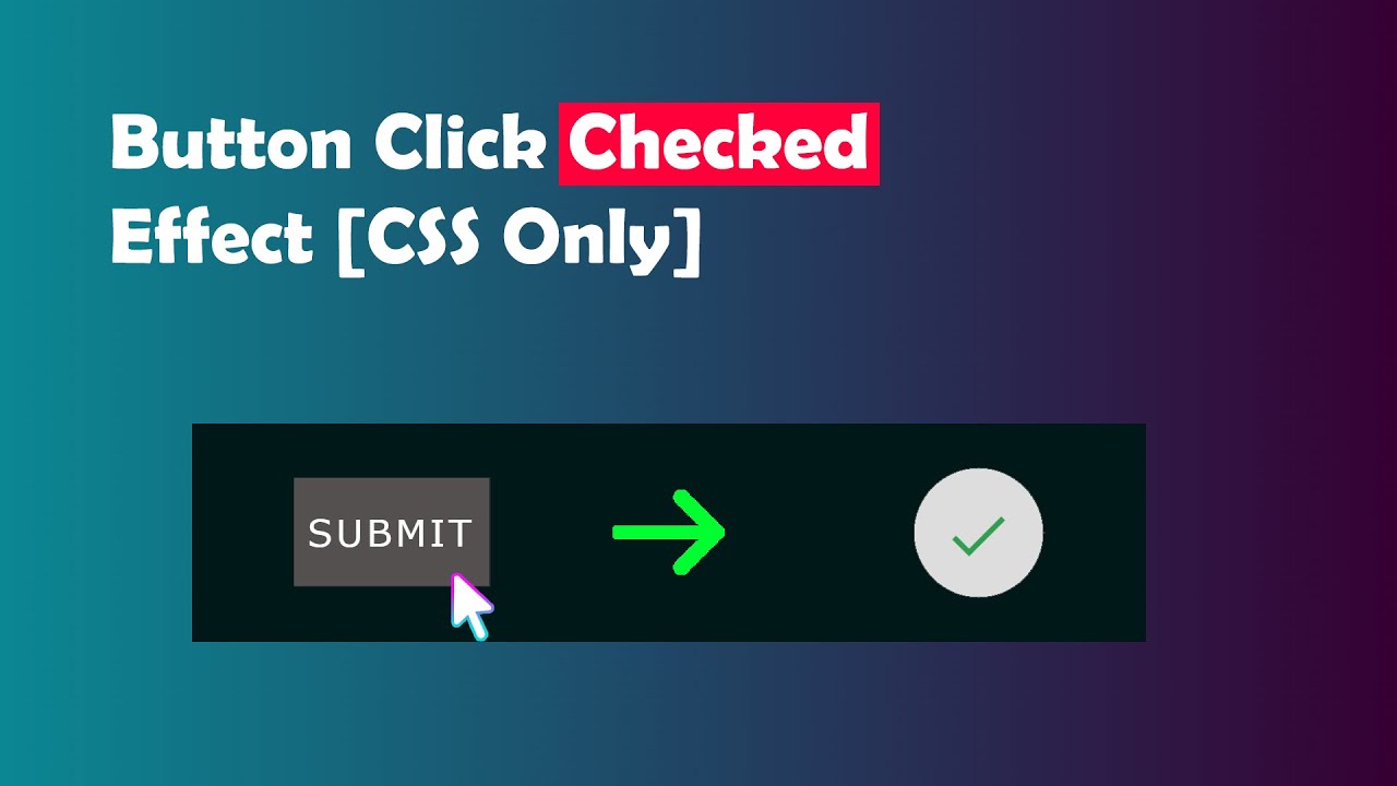 Amazing Css Click Effects Css Click Animation Transition Easy Youtube