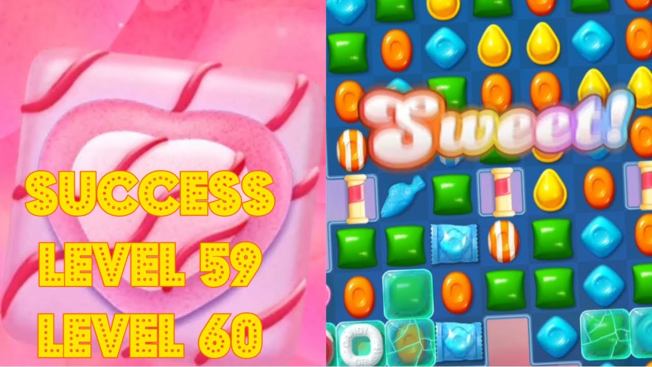 Candy Crush!!! level 59 level 60 - YouTube