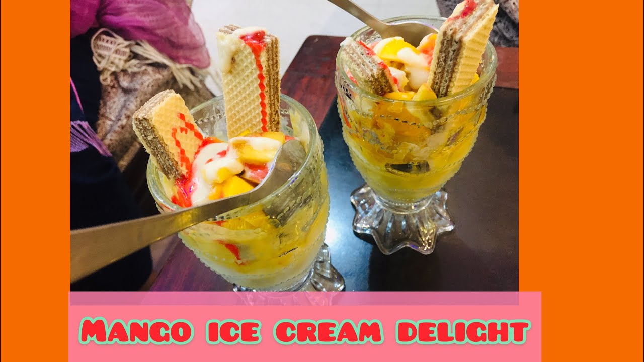 Mango 🥭 ice cream delight || yummy recipe 💛 - YouTube