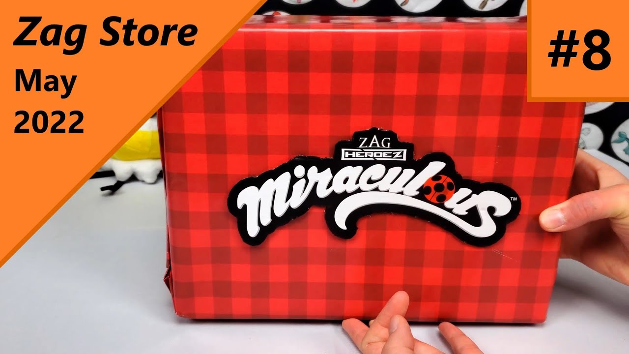 Unboxing Miraculous Ladybug Zag Store Box #8 - May 2022 - YouTube