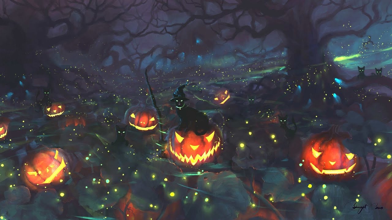 A spooky spooktober. 🎃 (a chill halloween lofi mix) - YouTube