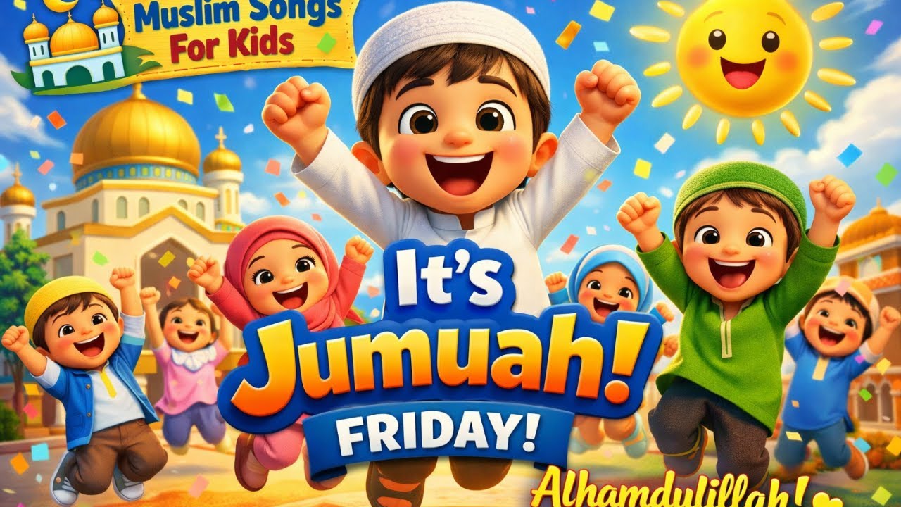 Muslim Songs For Kids 🕌 | It’s Jumuah (Friday) ☀️ | Happy Islamic Song ...