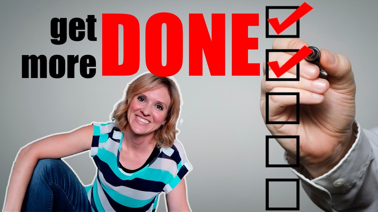 6 TIPS TO BE MORE PRODUCTIVE TODAY | GET MORE DONE - YouTube