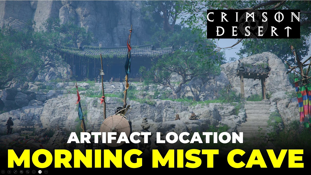 Morning Mist Cave Artifact Location | Crimson Desert - YouTube