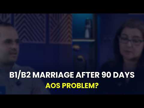 B1/B2 Visa: Marriage & Adjustment of Status After 90 Days?