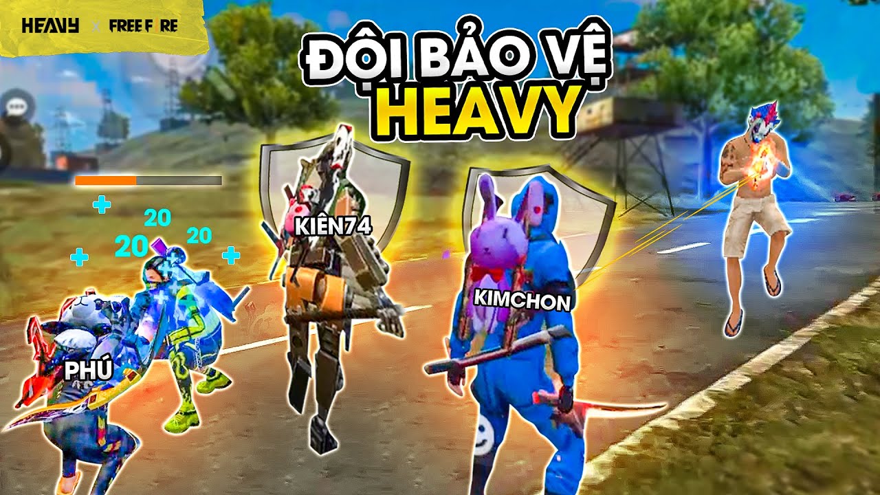 Hóa Thân Thành Đội Bảo Vệ Team Cực Gắt !!! | HEAVY Free Fire - YouTube