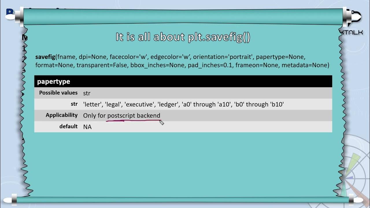 plt.savefig() - papertype | Matplotlib Course - YouTube