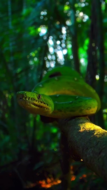 Fearless Encounter with Green Python #shorts - YouTube