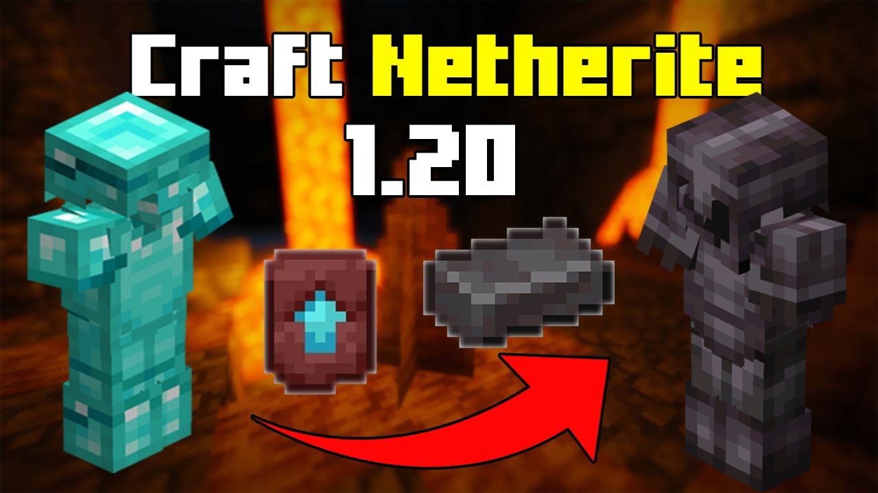 How to Craft Netherite Armor & Tools in Minecraft 1.20 - YouTube