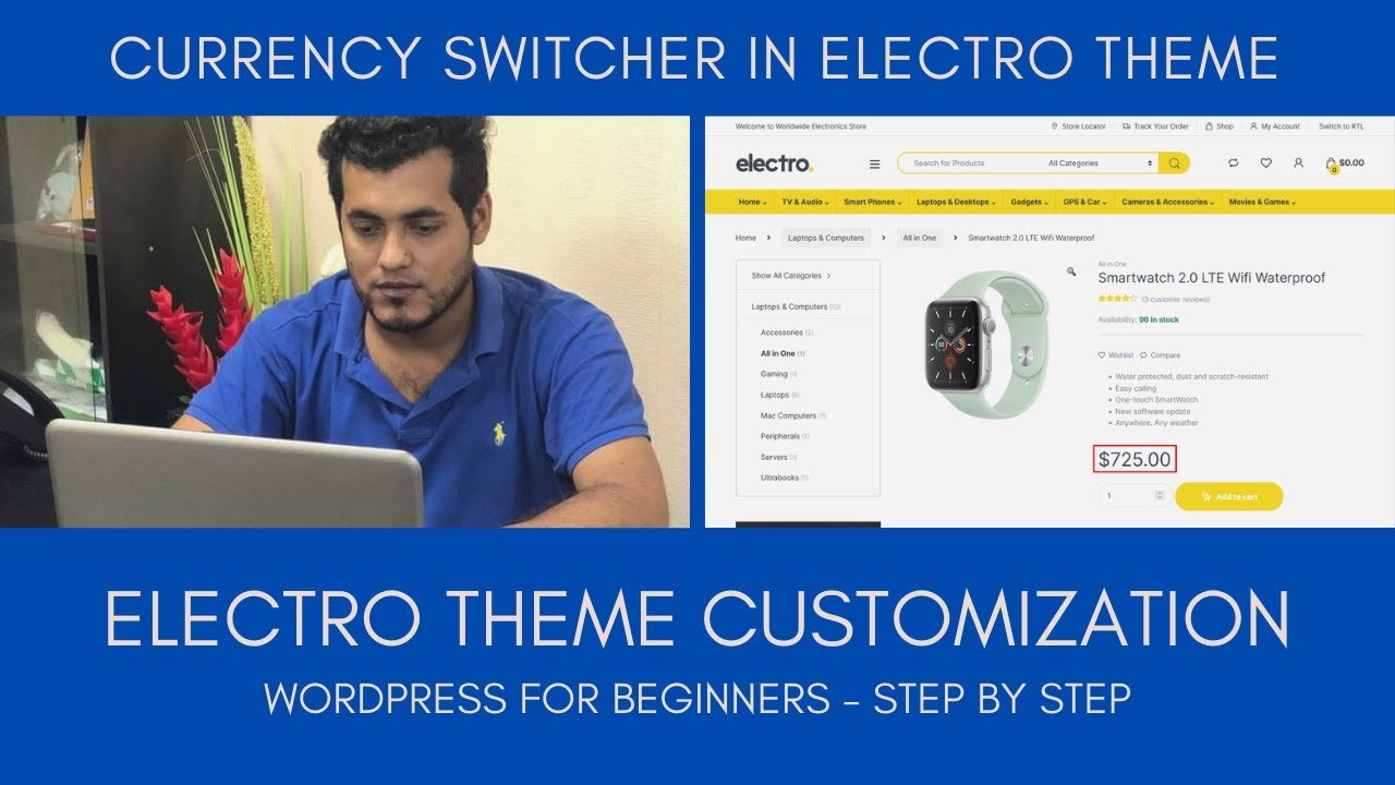 How To Change WooCommerce Currency Symbol in Electro Theme - YouTube