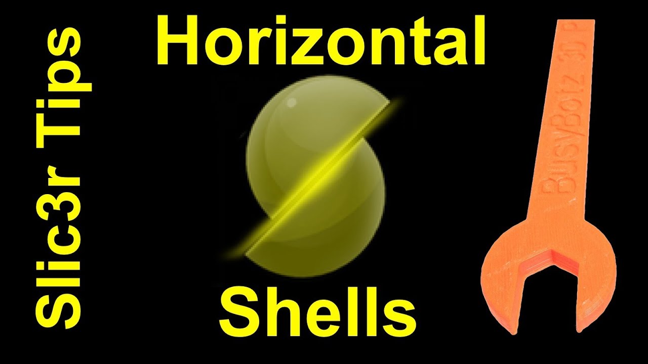 Slic3r Horizontal Shells - Top and Bottom Solid Layers - YouTube