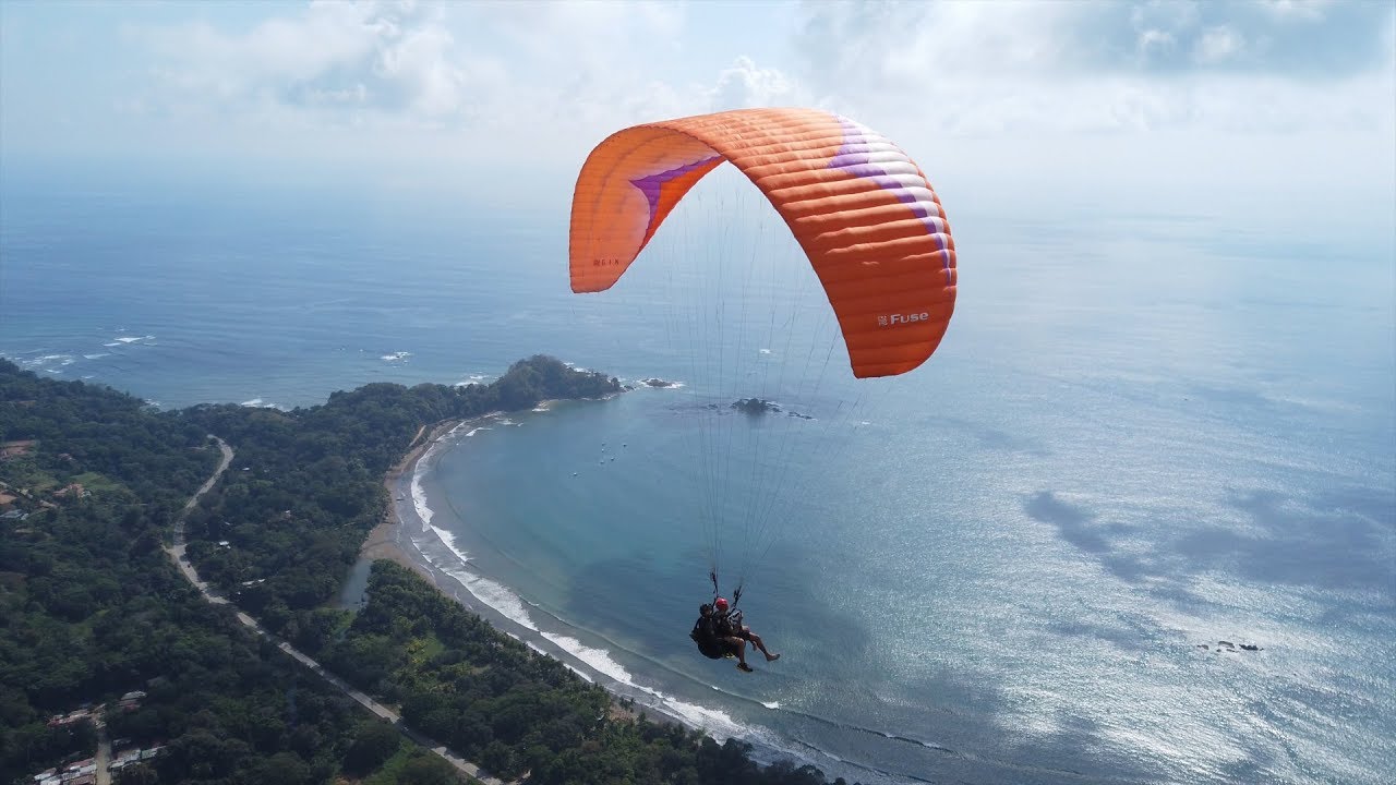 Tandem Paragliding in Dominical with Zion Paragliding - YouTube