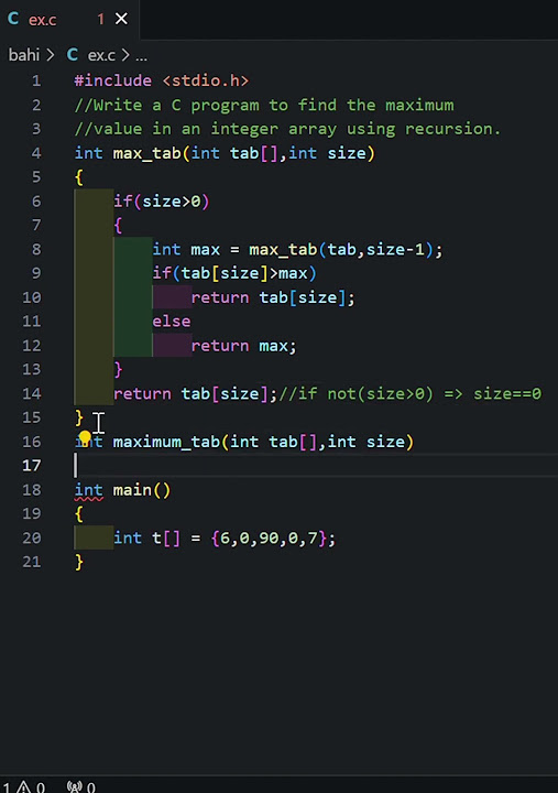 Find The Maximum Value In C Clanguage Coding Code Programming Code Arduino Unity Vscode