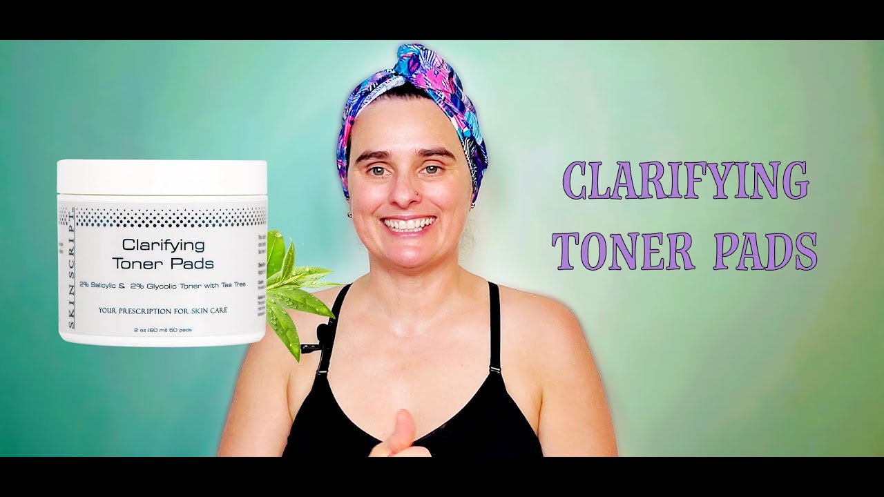 Skin Script Clarifying Toner Pads | Soothe, Heal & Prevent | Raspberry ...