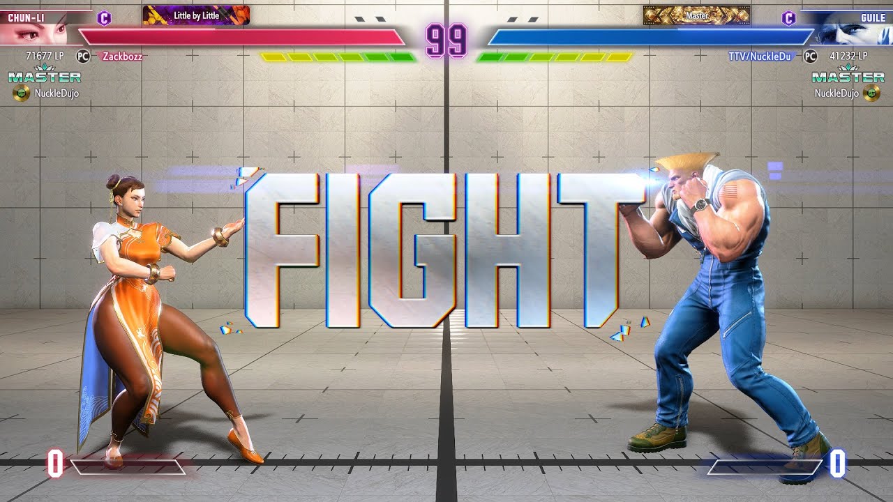 Sf6 Zackbozz Chunli Vs Guile Nuckledu Youtube