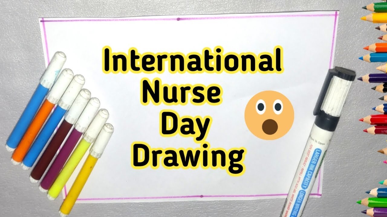 International Nurses Day Drawing / International Nurses Day Poster ...