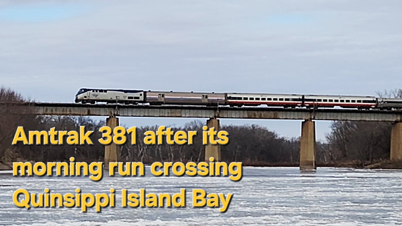 Amtrak 381 after its morning run!! - YouTube