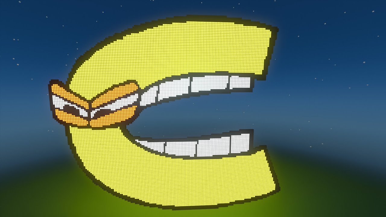 Giant Alphabet Lore C in Minecraft Build Challenge - YouTube