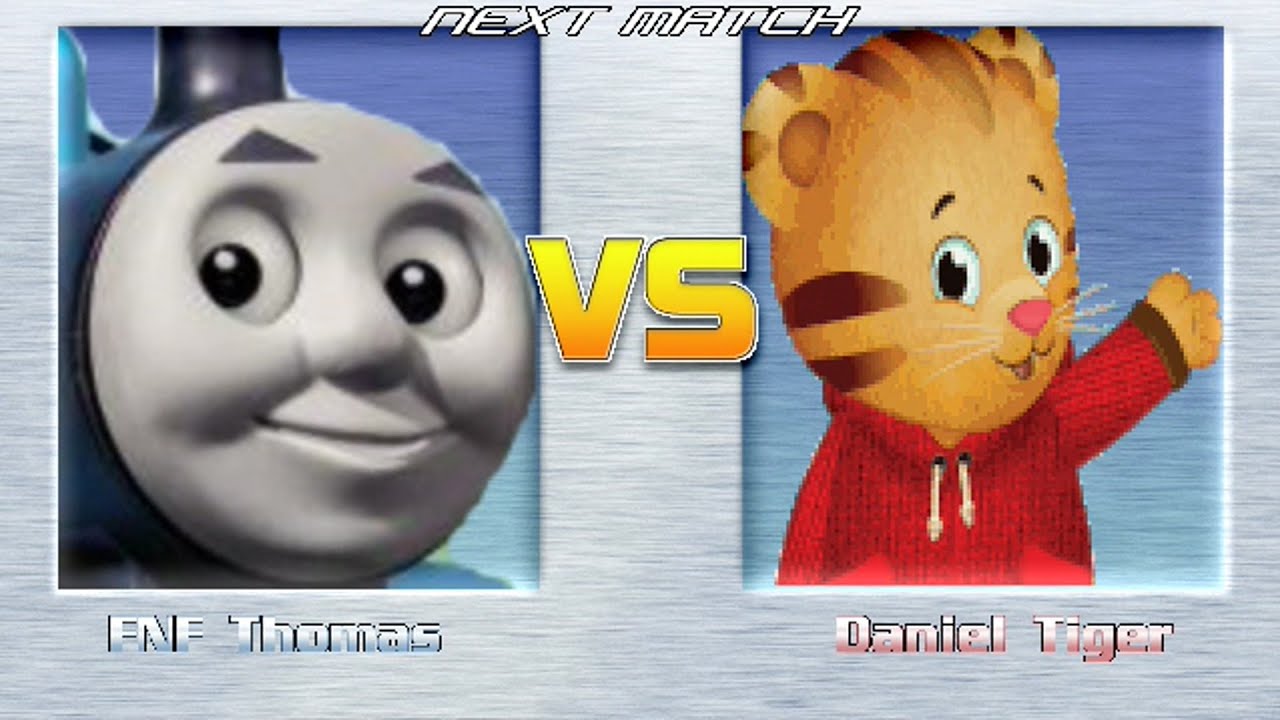 M.U.G.E.N BATTLES | Thomas vs Daniel Tiger | Thomas the Tank Engine vs ...