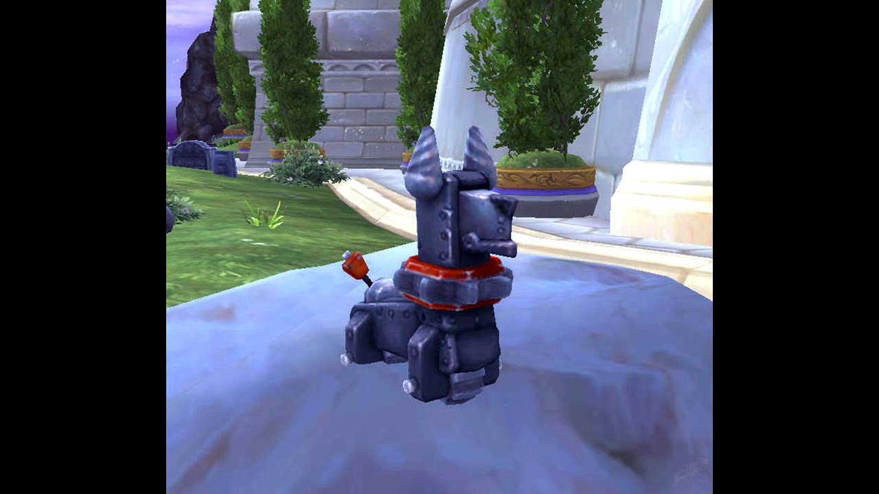 The Alarm-o-Dog, a very expensive battle pet - Gnomeregan Pet Battle ...