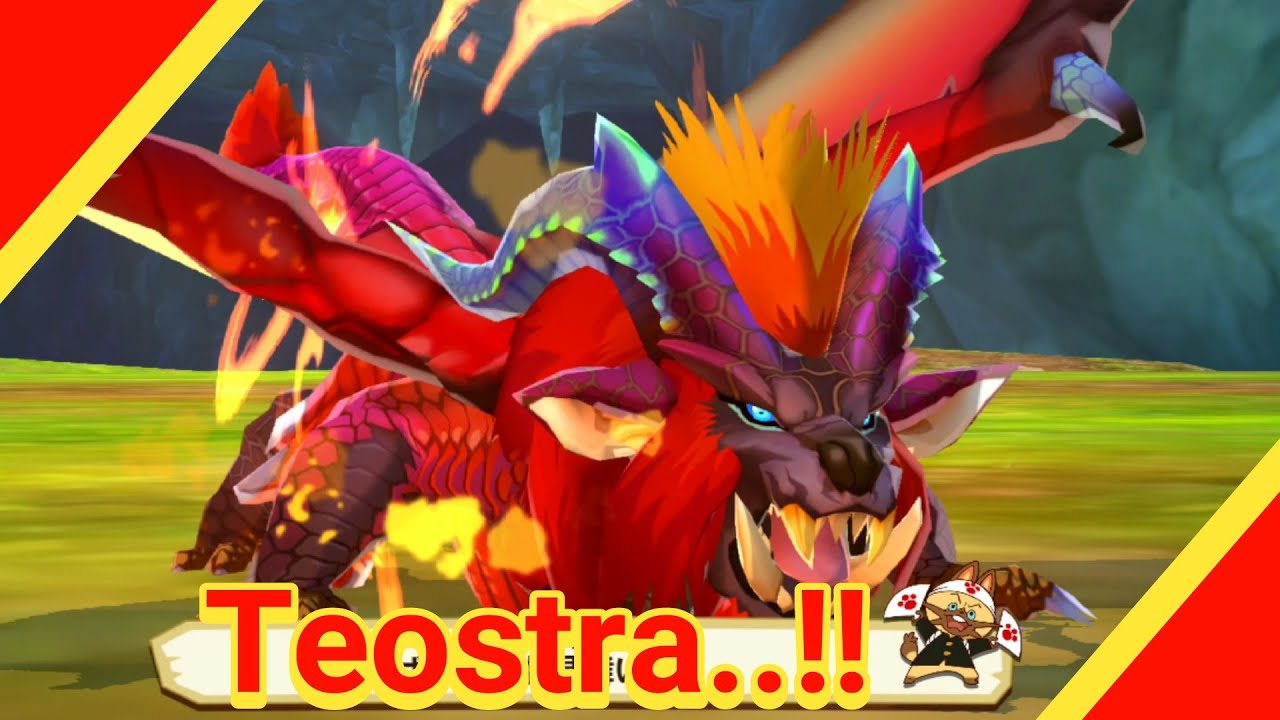 NEW TEOSTRA MONSTER HUNTER STORIES ANDROID GAMEPLAY - YouTube