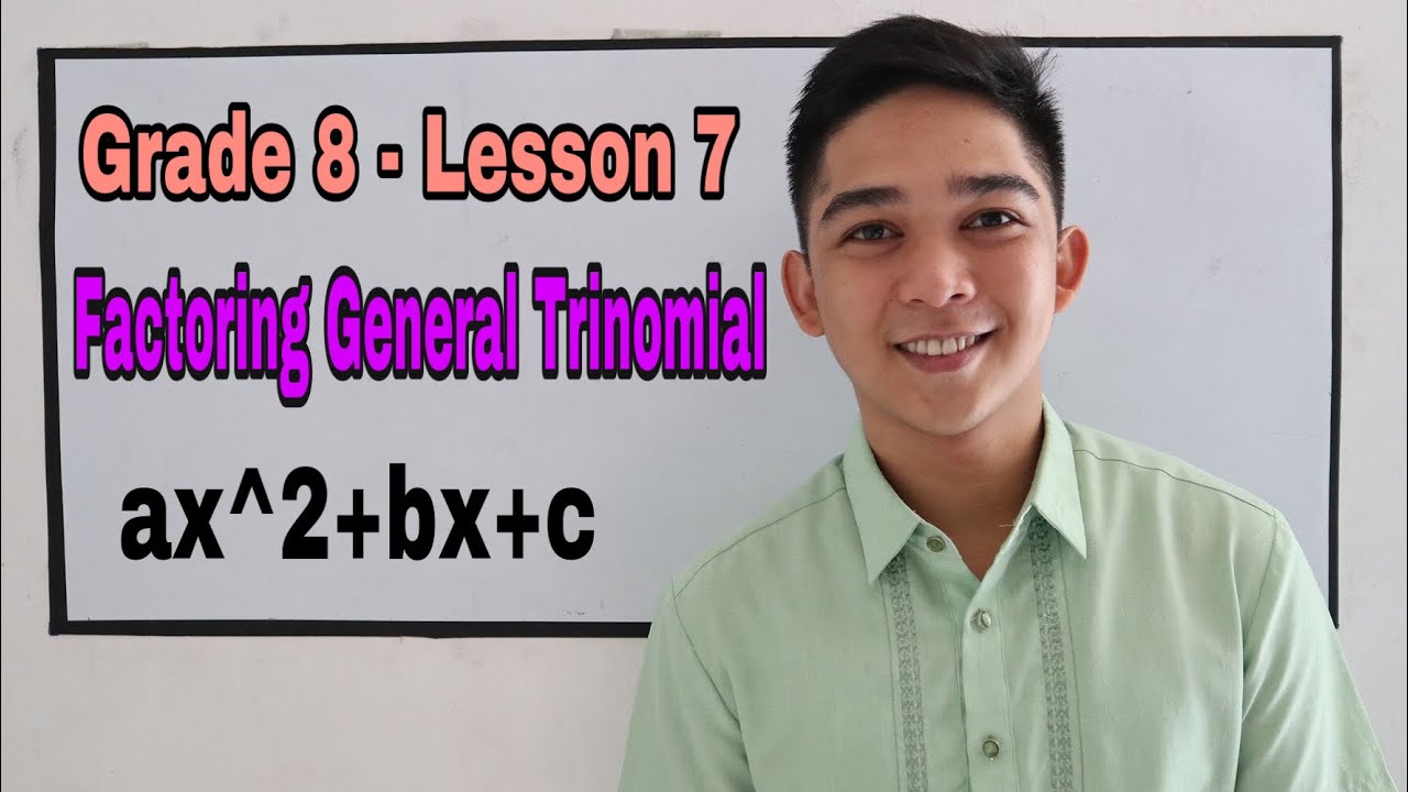 Factoring Trinomial ( ax2+bx+c ) I Señor Pablo TV - YouTube