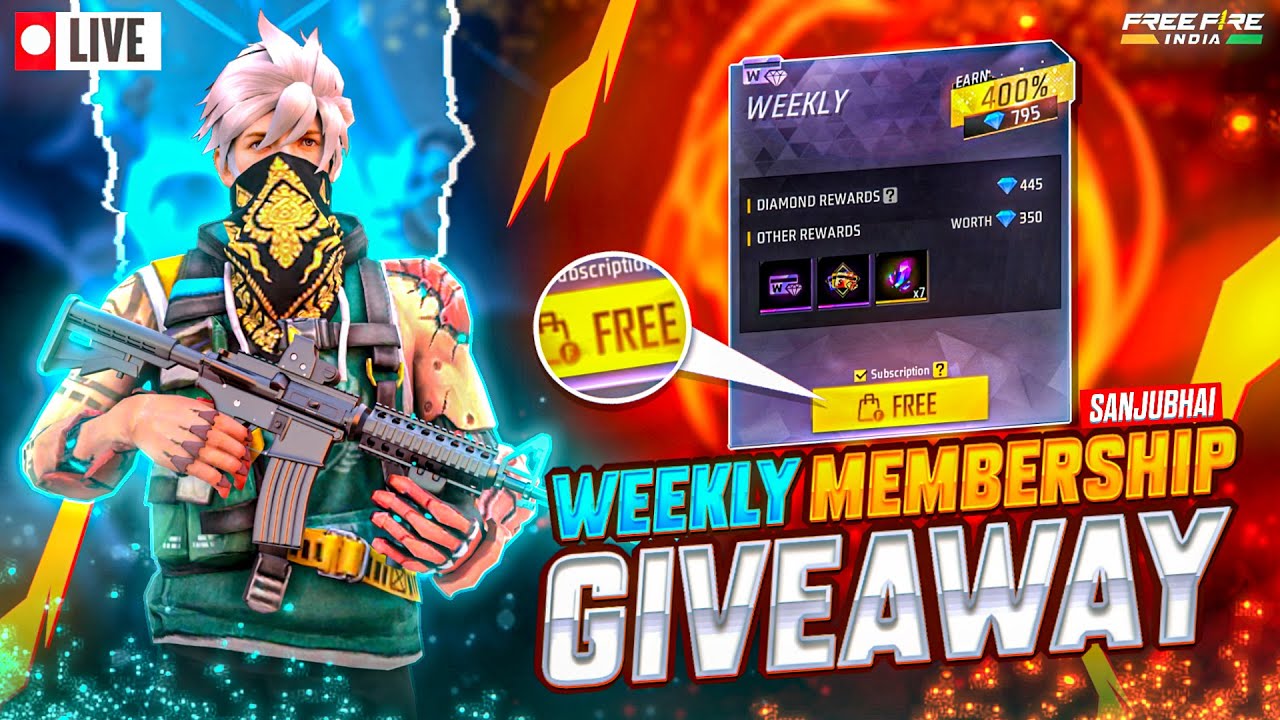 WEEKLY MEMBERSHIP GIVEAWAY || PHONE PAY GPAY REDEEM CODE || FREE FIRE ...