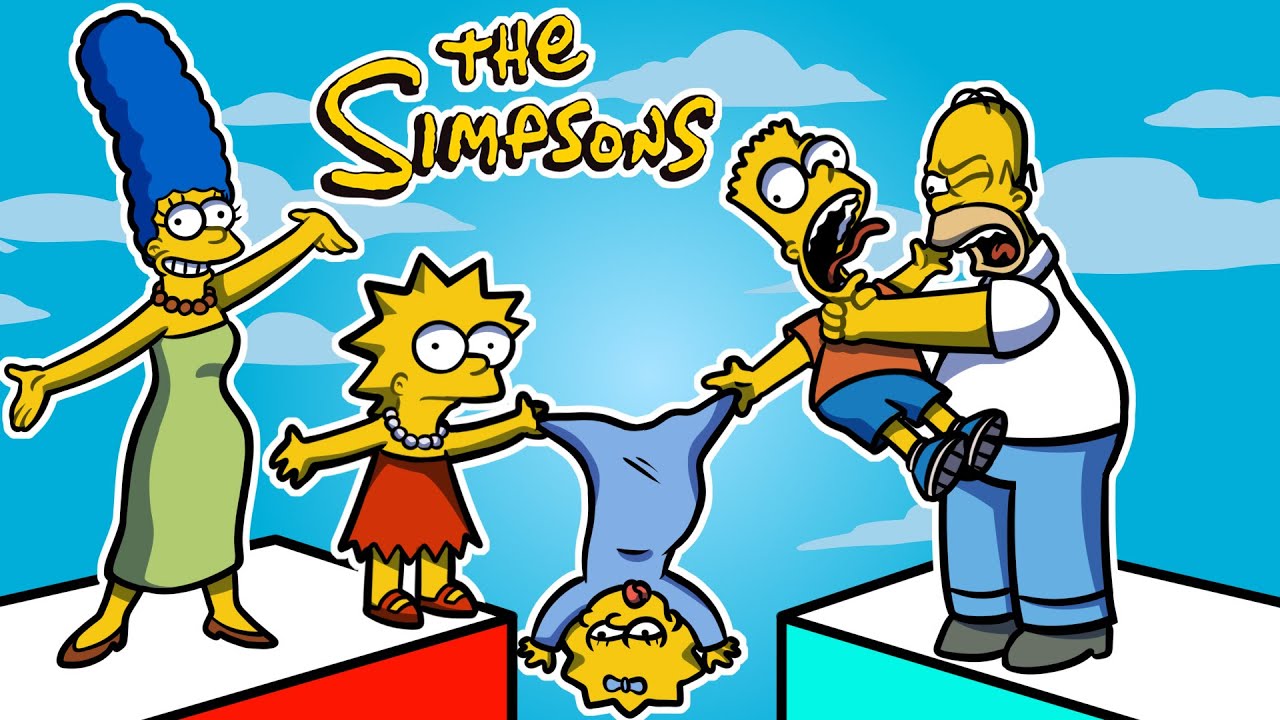 Família Os Simpsons no GANG BEASTS ! -Estevão, Milla e Milly # ...