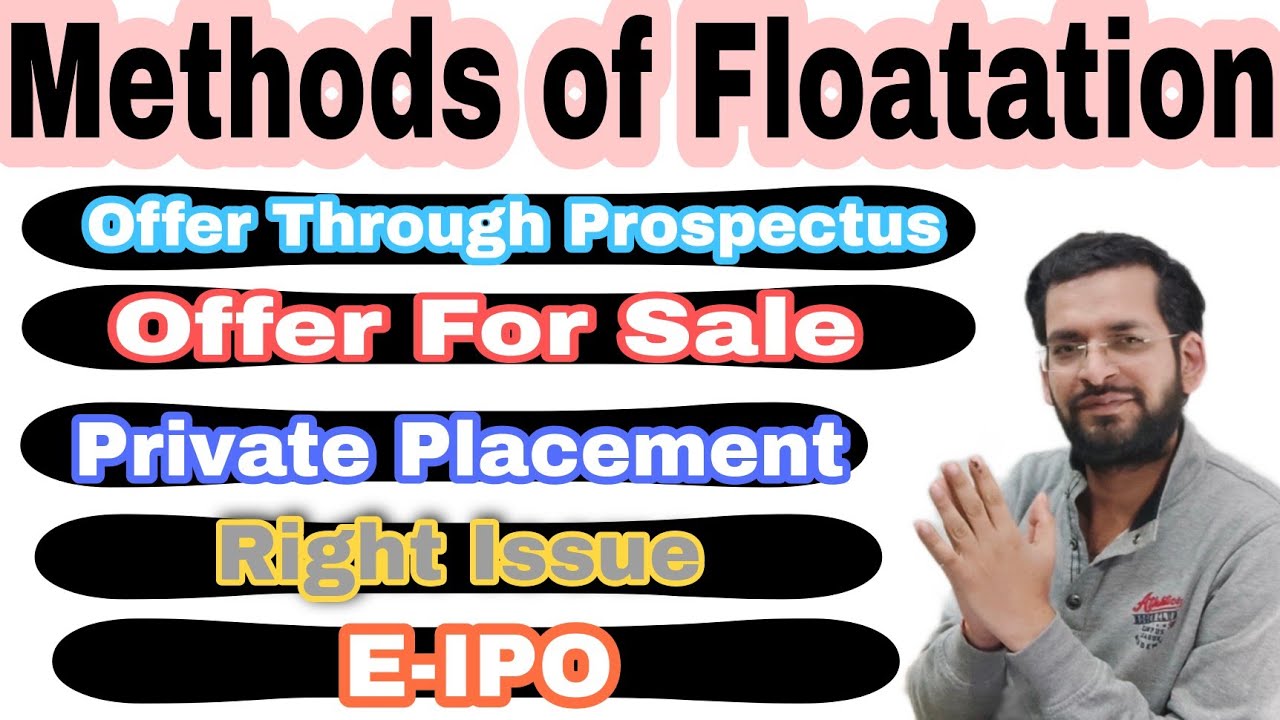 Methods of Floatation in primary market | Methods of new issue ...