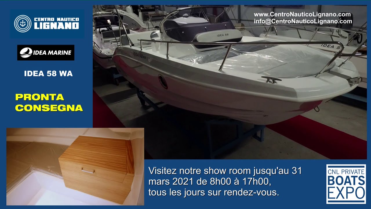 IDEA MARINE 58 WA - pronta consegna - Centro Nautico Lignano - YouTube