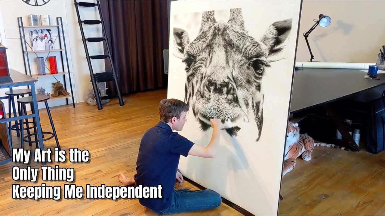Art Saved My Independence / Hyper-Realistic Drawing by Autistic Artist ...